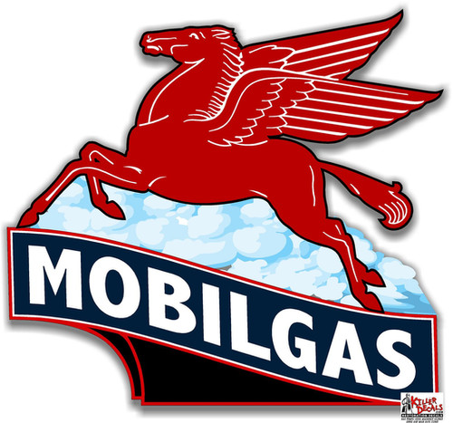 (Mobi48) MOBIL MOBILGAS DECAL | killer decals