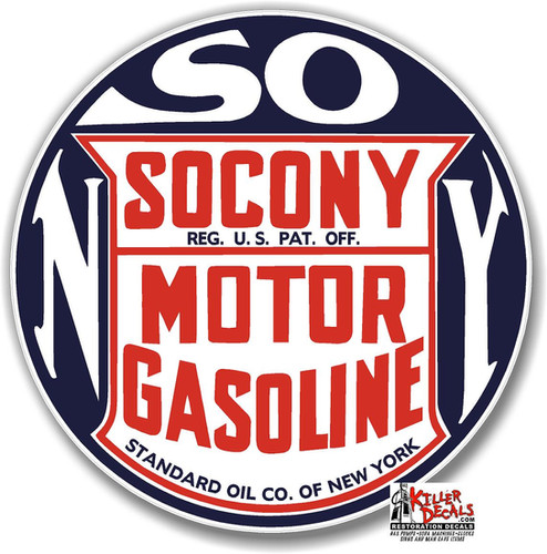 (Socony1) SOCONY DECAL | killer decals