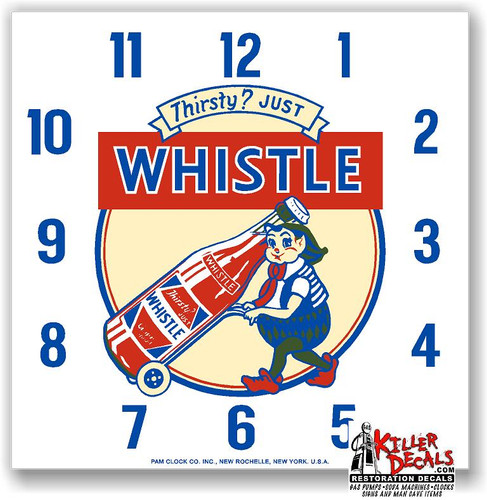 (WHISTLE-100 SERIES) REPLACMENT WHISTLE SODA CLOCK FACE | killer decals
