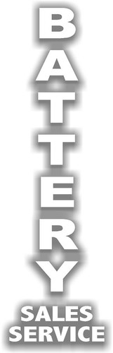 (Battery-1-7) BATTERY DECAL | killer decals
