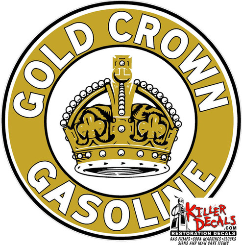 (Gold2) GOLD CROWN DECAL | killer decals