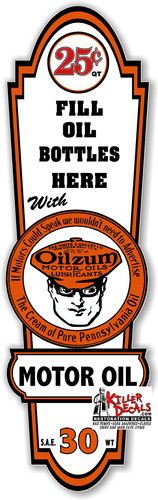 (Oilzum6) OILZUM LUBSTER FRONT DECAL | killer decals