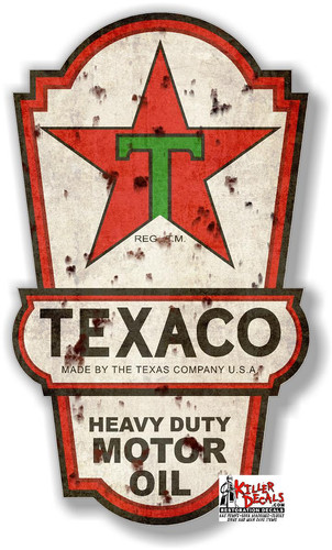 (Texa52) TEXACO DECAL | killer decals