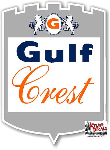 (Gulf24) GULF CREST DECAL | killer decals