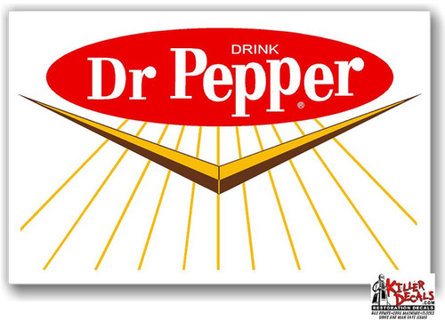 (DP-4) DR PEPPER SODA DECAL | killer decals