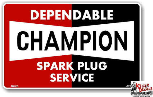 (Spark-6) SPARK PLUG DECAL | killer decals