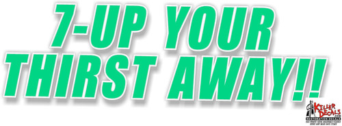 (7up-27) 7 UP SODA DECAL | killer decals