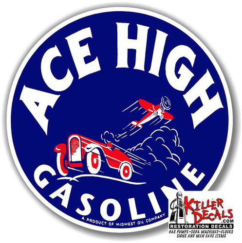 (ACE1) ACE HIGH DECAL | killer decals