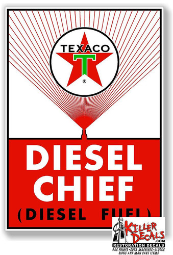 (Texa44) TEXACO DECAL | killer decals