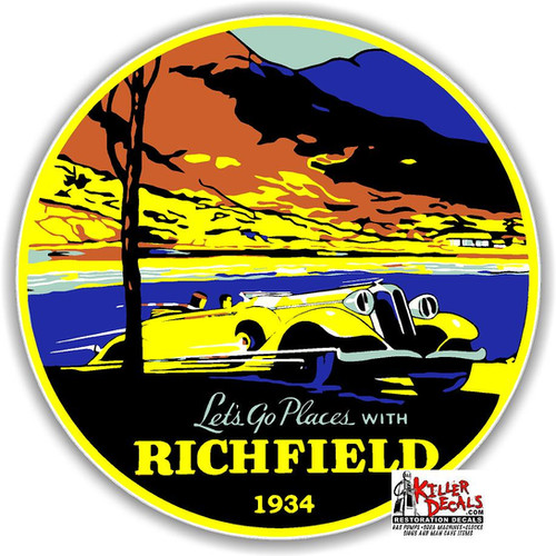 (Richf-9) RICHFIELD DECAL | killer decals