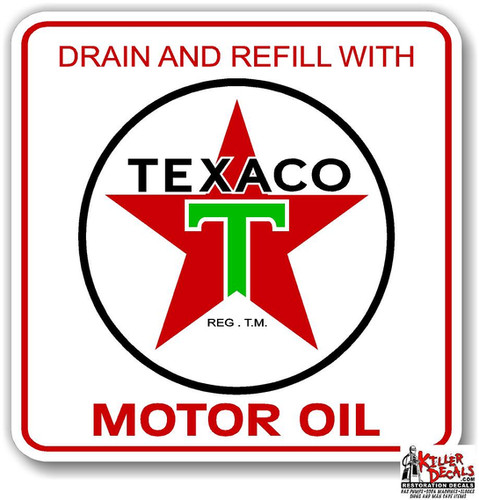 (Texa19) TEXACO DECAL | killer decals
