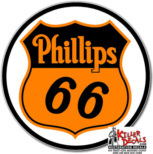 (Phill-2) PHILLIPS 66 GAS DECAL | killer decals