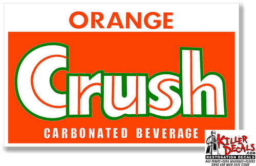 (Crush-14) CRUSH SODA DECAL | killer decals