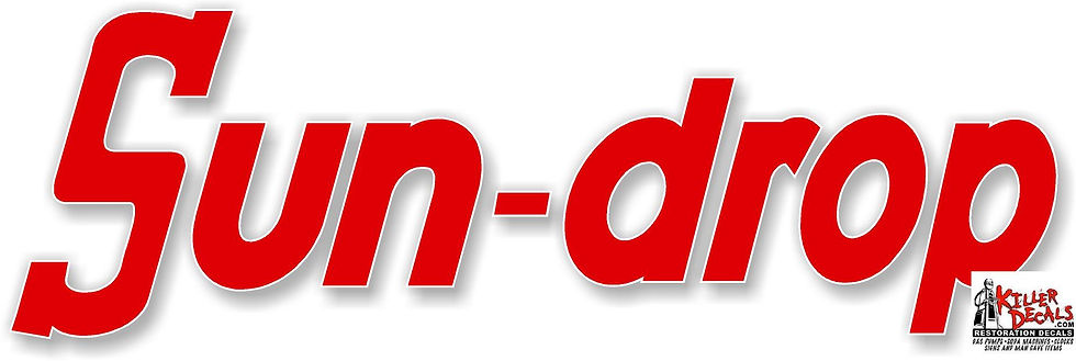 (Sundrop-8) SUNDROP SODA DECAL | killer decals