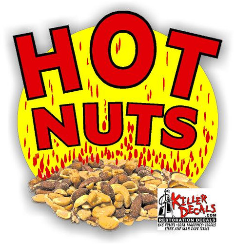 (CANDY-40) HOT NUTS DECAL | killer decals