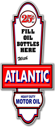 (ATLANTIC9) ATLANTIC LUBE DECAL | killer decals