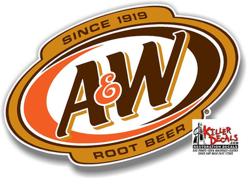 (AW-4) A&W SODA DECAL | killer decals