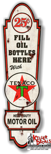 (Texa50) TEXACO DECAL | killer decals