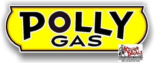 (Poll29) POLLY GAS BANNER DECAL | killer decals
