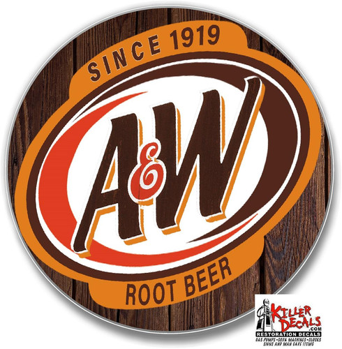 (AW-2) A&W SODA DECAL | killer decals