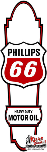 (Phill-12) PHILLIPS 66 GAS DECAL | killer decals