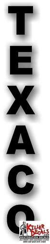 (Texa14B) TEXACO DECAL | killer decals