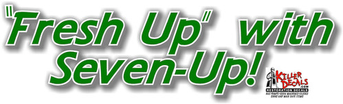 (7up-20) 7 UP SODA DECAL | killer decals