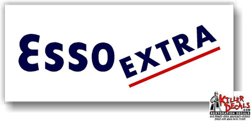 (ESSO40) ESSO DECAL FOR AD GLASS - SELECT SIZE | killer decals