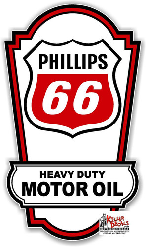 (Phill-13) PHILLIPS 66 GAS DECAL | killer decals