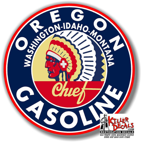 (Oreg1) OREGON CHIEF DECAL | killer decals