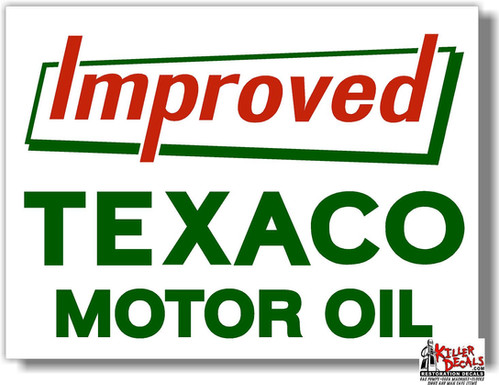 (Texa-79) TEXACO IMPROVED DECAL | killer decals