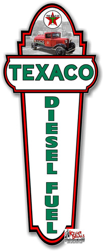 (Texa23D) TEXACO DECAL | killer decals
