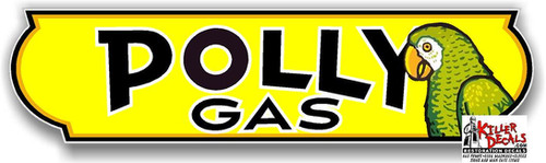 (Poll28) POLLY GAS BANNER DECAL | killer decals