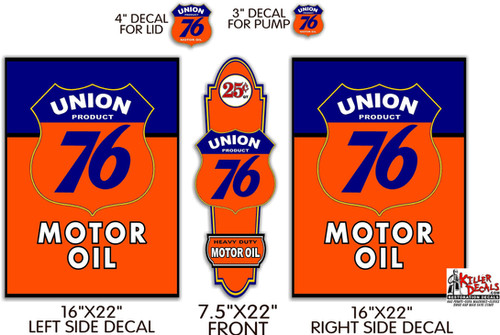(UNIO7) UNION 76 LUBSTER DECAL KIT | killer decals