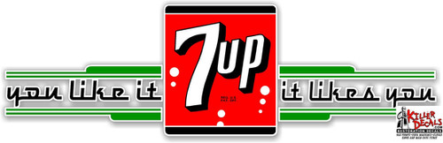 (7up-9) 7 UP SODA DECAL | killer decals