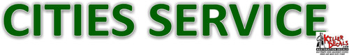(CITIESSERVICE11) CITIES SERVICE DECAL | killer decals