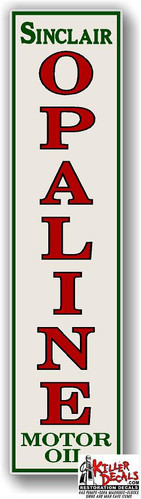 (SINC-77) SINCLAIR DECAL GASOLINE DECAL (MEASURMENT IS FOR HEIGHT ...