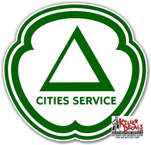 (CITIESSERVICE4) CITIES SERVICE DECAL | killer decals