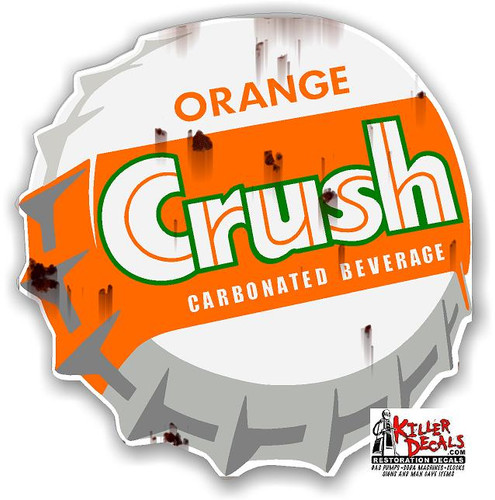 (Crush-2) CRUSH SODA DECAL | killer decals