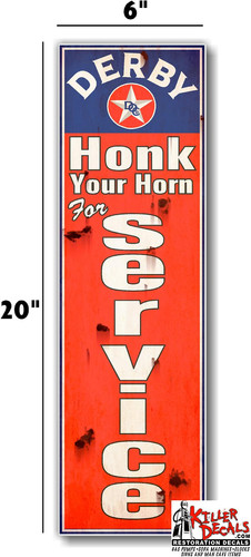 (DERBY6) DERBY DECAL | killer decals