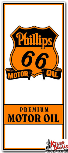 (Phill-16) PHILLIPS 66 GAS DECAL | killer decals