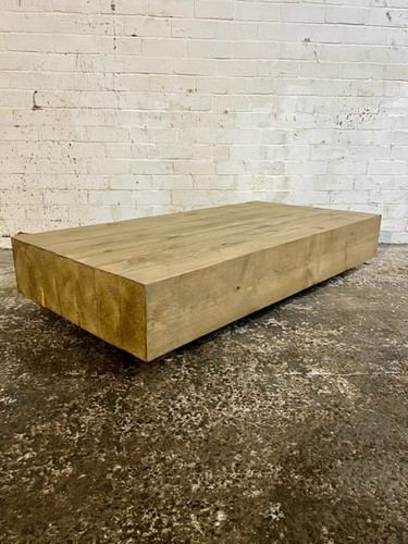 Industrial Chic Reclaimed Chunky Sleeper Coffee Table - TV Unit 723 ...