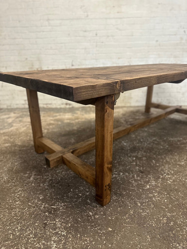 Reclaimed Rustic Folding Farmhouse Solid Wood Dining Table - 777 | RCC ...