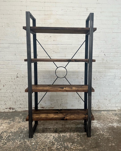 Industrial Chic Reclaimed 'Ring' Bookcase Shelving Unit - 727 | RCC ...