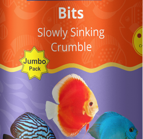 INTAN Bits (Slow Sinking Crumble - Discus)110g | Aquafishcare| IN