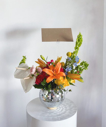 Spring Bouquets - Spring Disco Ball | Over The Moon Flower Shop, Las Vegas