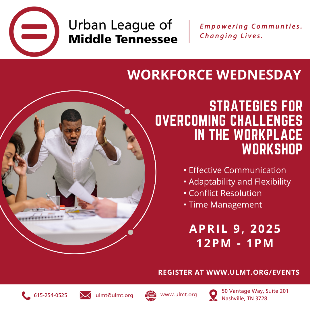 Strategies for Overcoming Challenges in the Workplace Workshop | ULMT