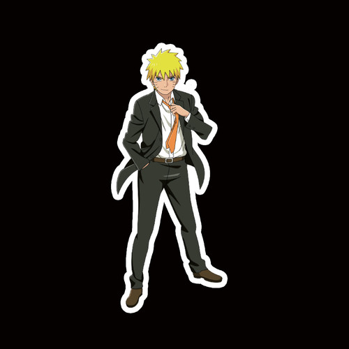 STIND160 Naruto (Suit) Peeking anime sticker Car Decal Window ...