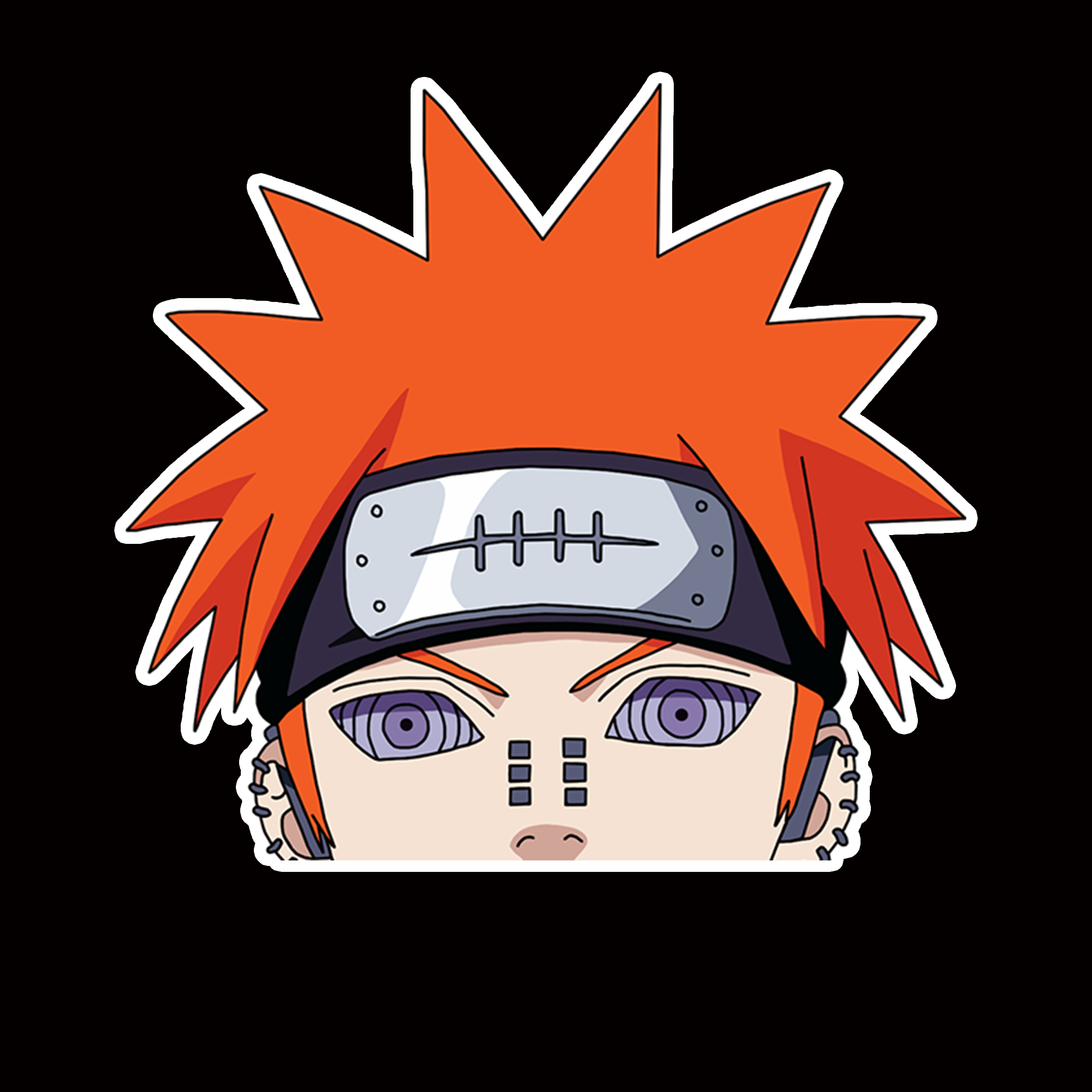 Paper Stickers, Labels & Tags Pain Anime Naruto Decal Sticker Stickers ...