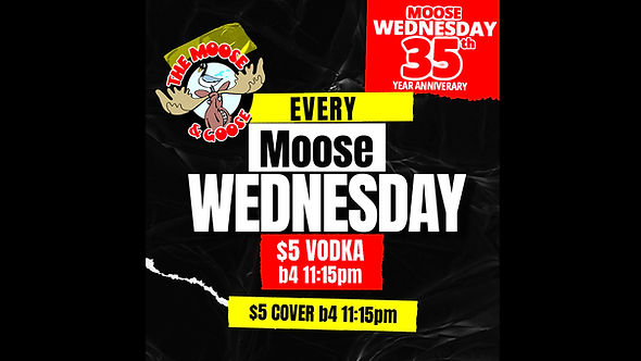 WEDNESDAY | Moose and Goose